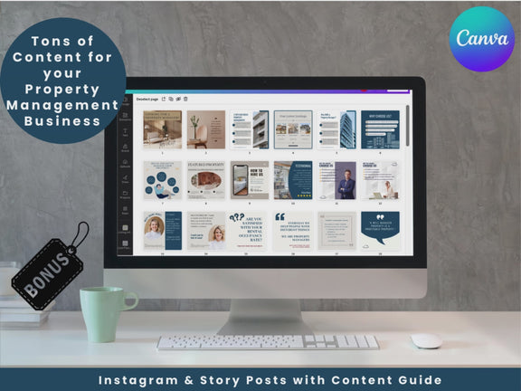 Property Management Social Media | Editable Instagram Post Templates ...